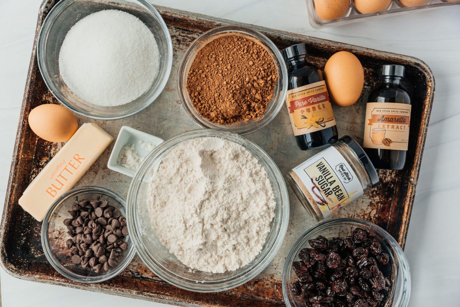 DARK CHOCOLATE CHERRY SLICE & BAKE COOKIES Recipe | Red Stick Spice