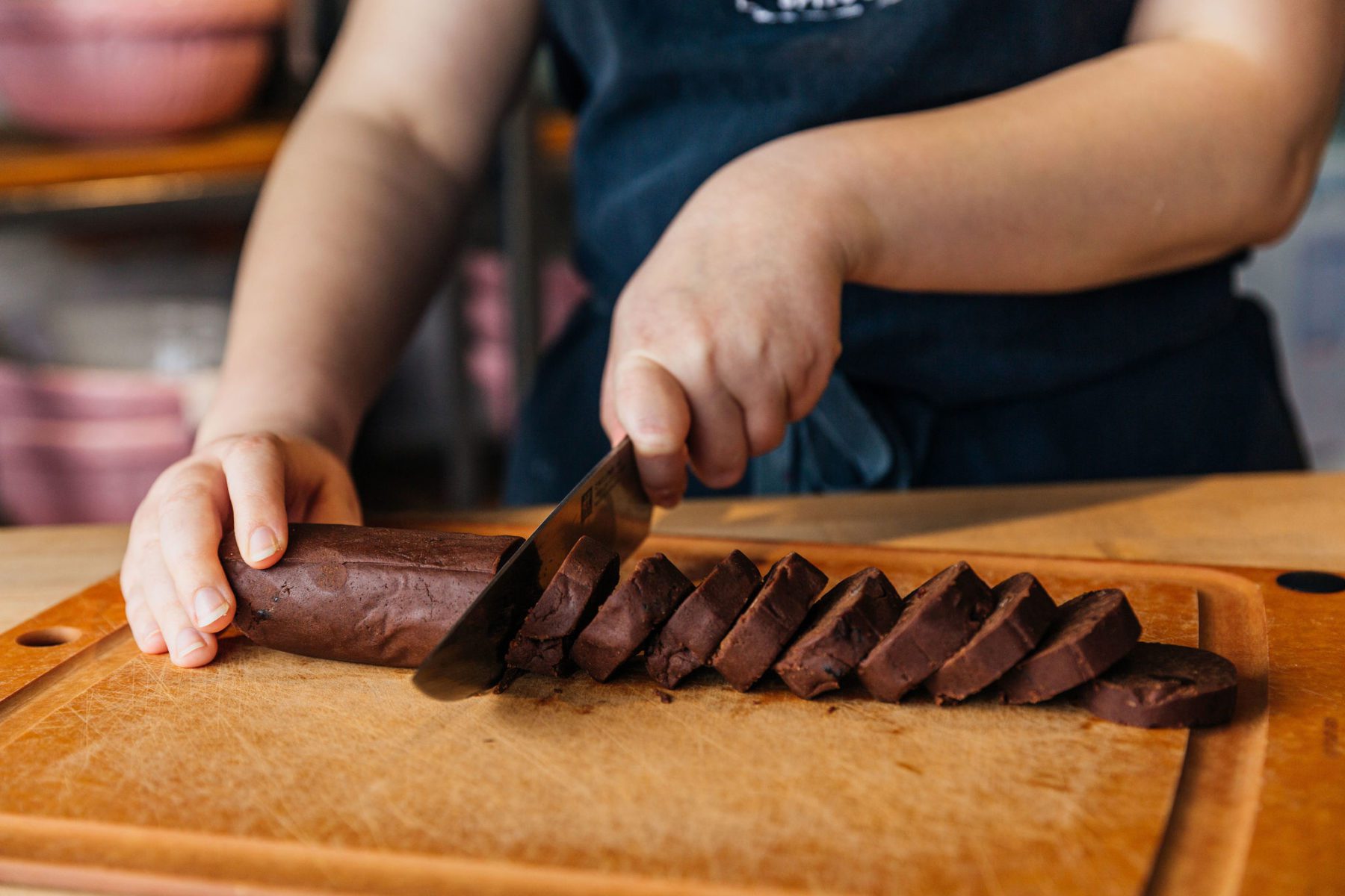 DARK CHOCOLATE CHERRY SLICE & BAKE COOKIES Recipe | Red Stick Spice