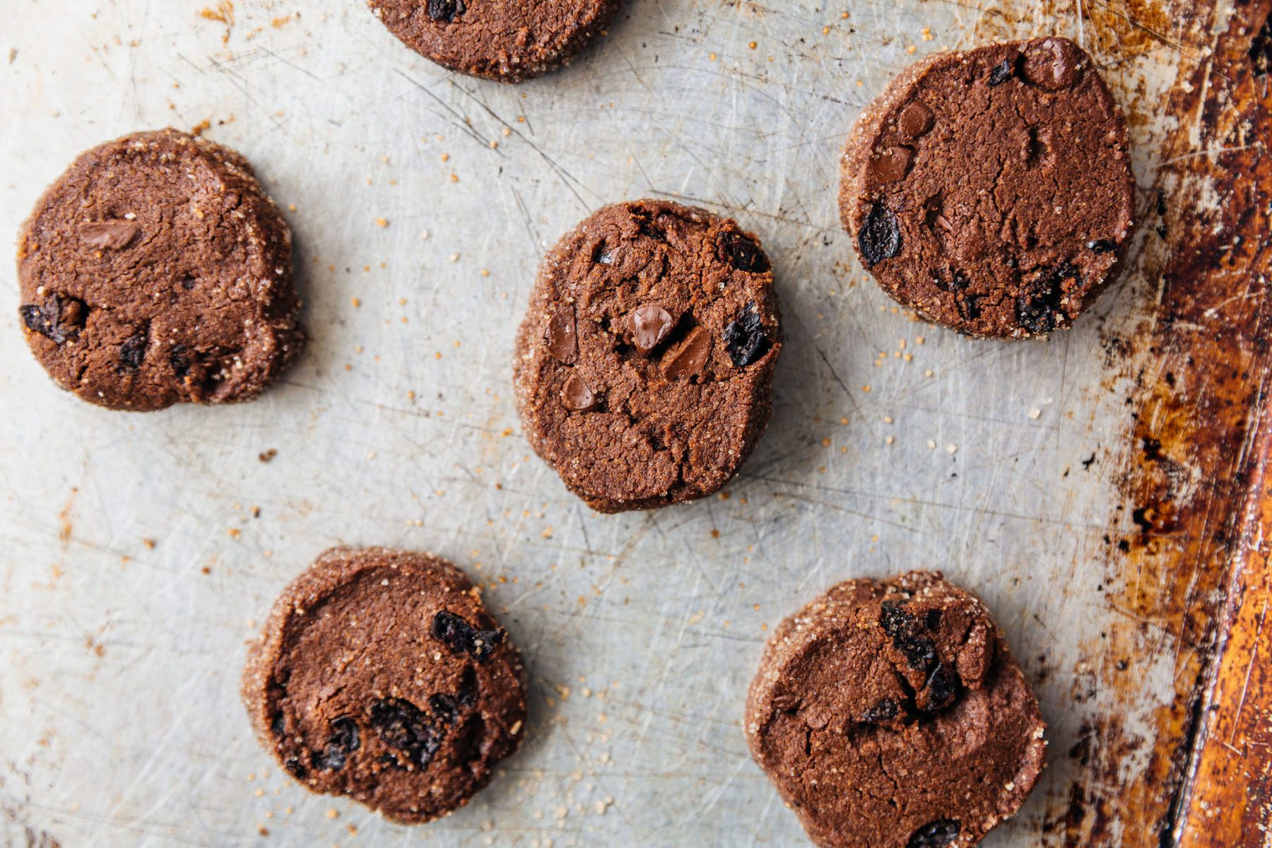 DARK CHOCOLATE CHERRY SLICE & BAKE COOKIES Recipe | Red Stick Spice