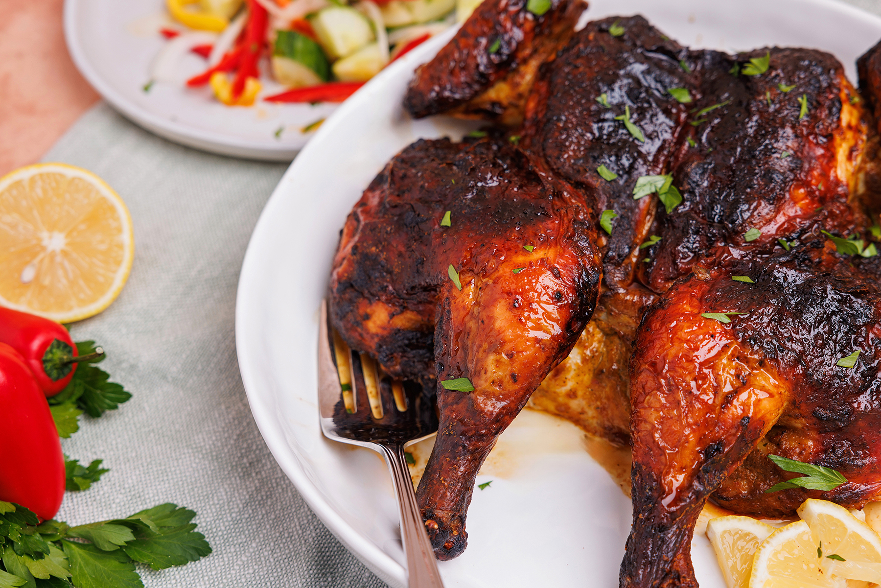 PIRI PIRI SPATCHCOCKED CHICKEN Recipe | Red Stick Spice