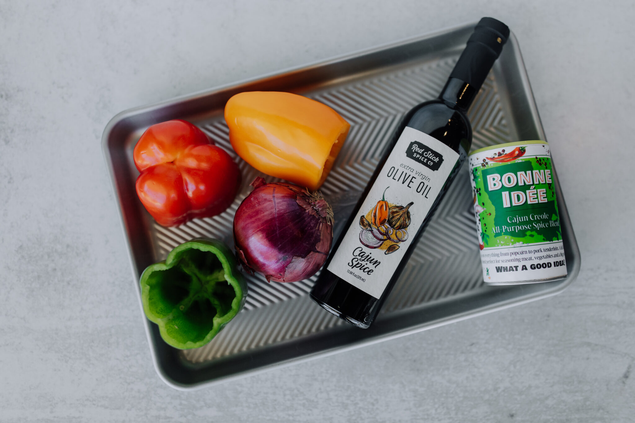 EASY CHEESY STUFFED BELL PEPPERS Recipe | Red Stick Spice