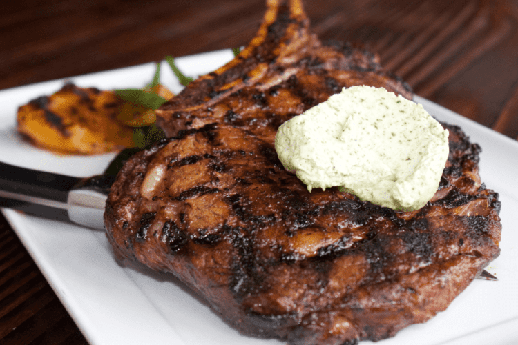 GRILLED BONE-IN RIBEYE WITH COMPOUND BUTTER Recipe | Red Stick Spice