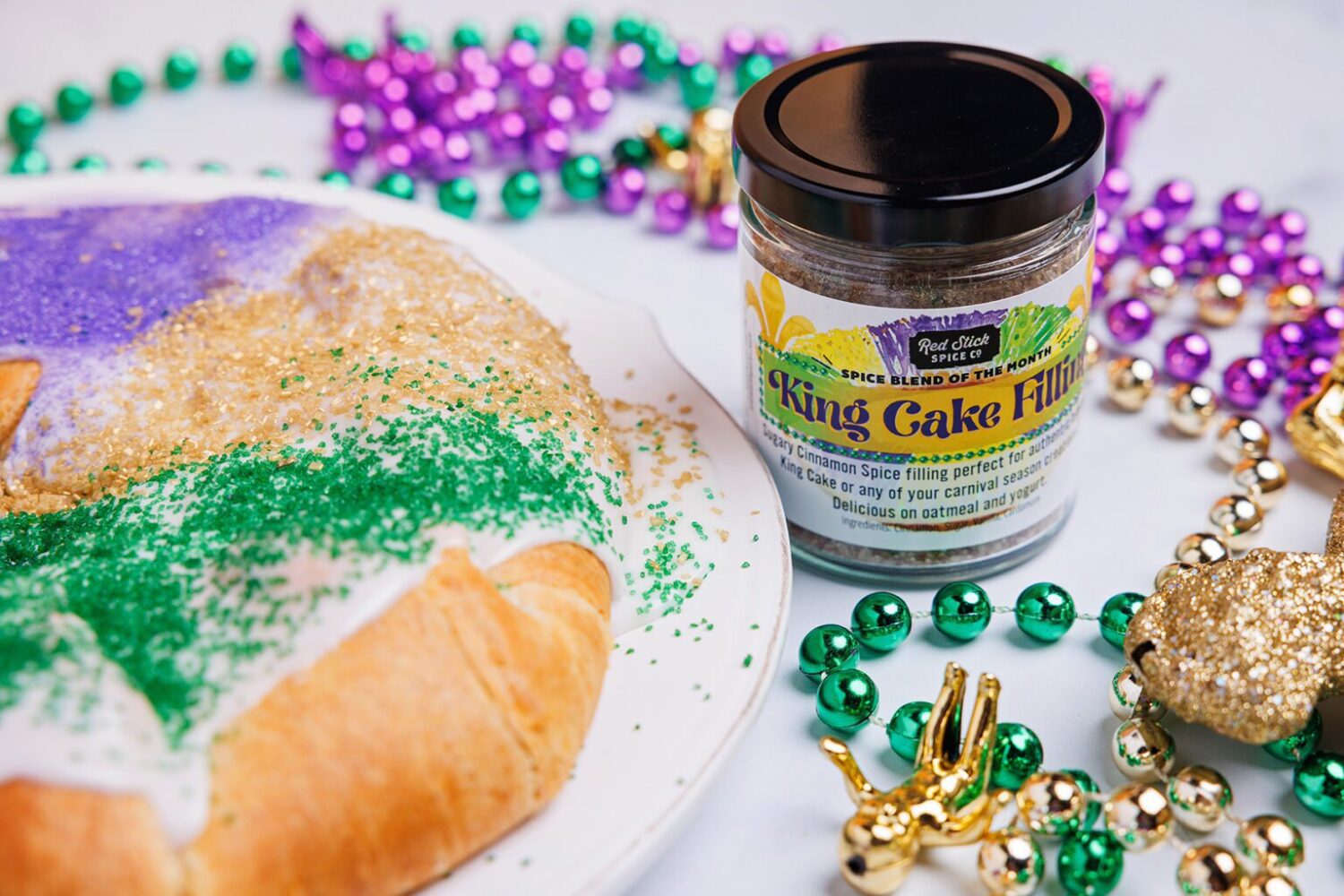 CRESCENT ROLL KING CAKE Recipe | Red Stick Spice