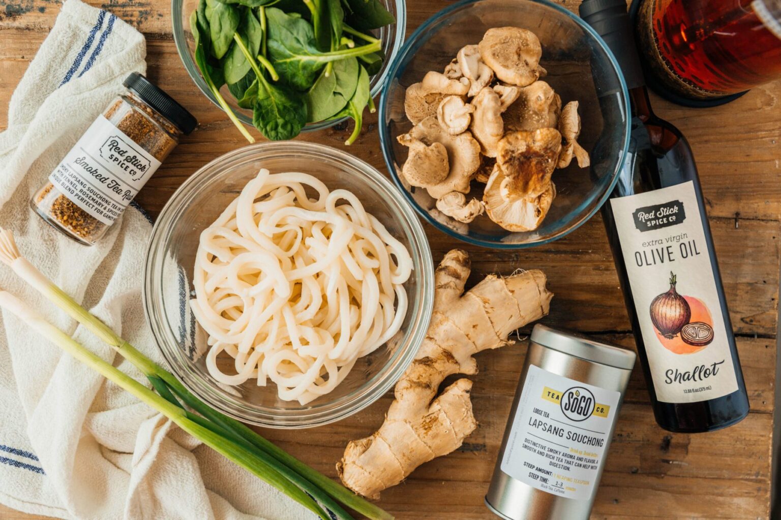 SMOKED TEA UDON NOODLES Recipe | Red Stick Spice