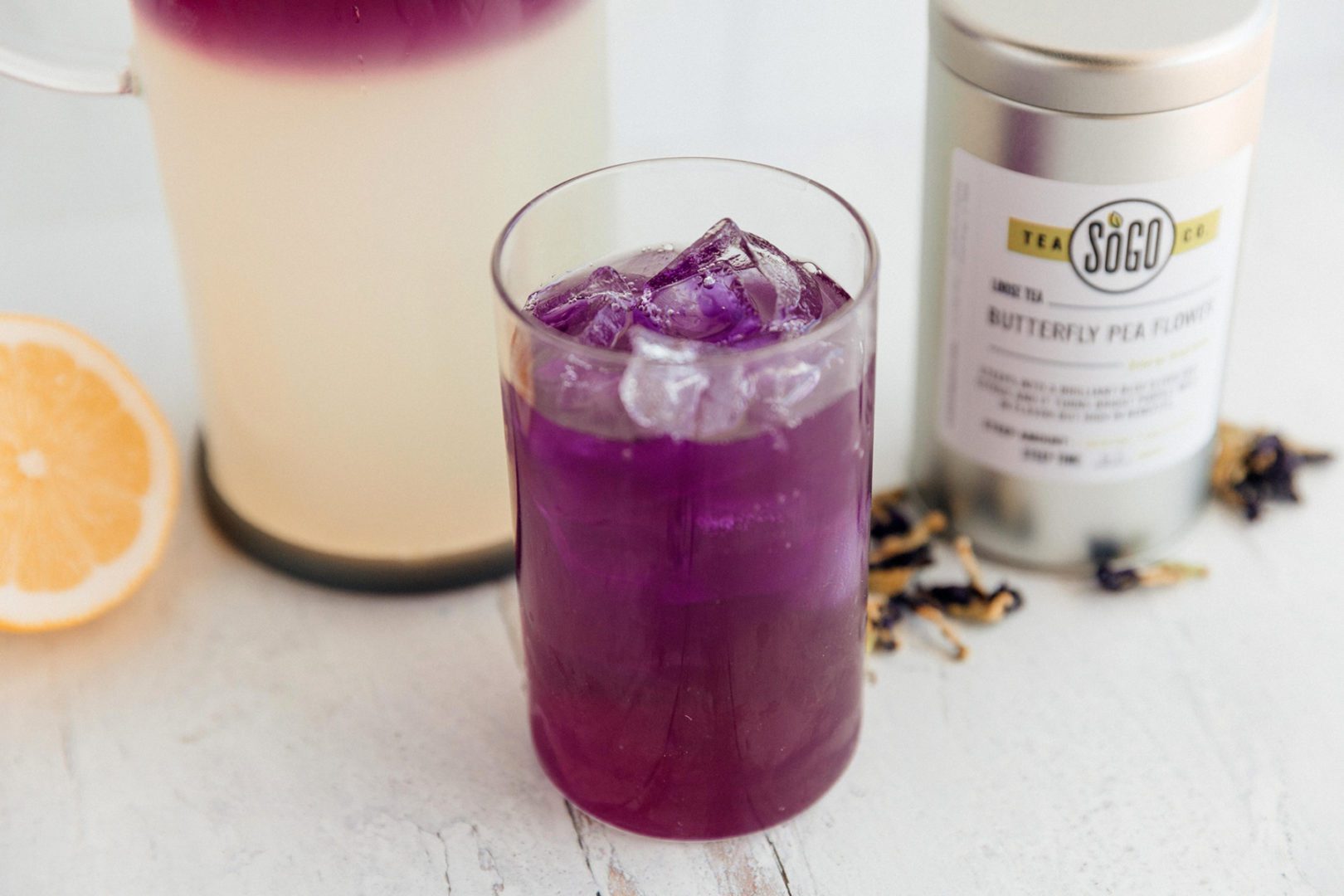 MAGICAL LEMONADE WITH BUTTERFLY PEA FLOWER Recipe | Red Stick Spice