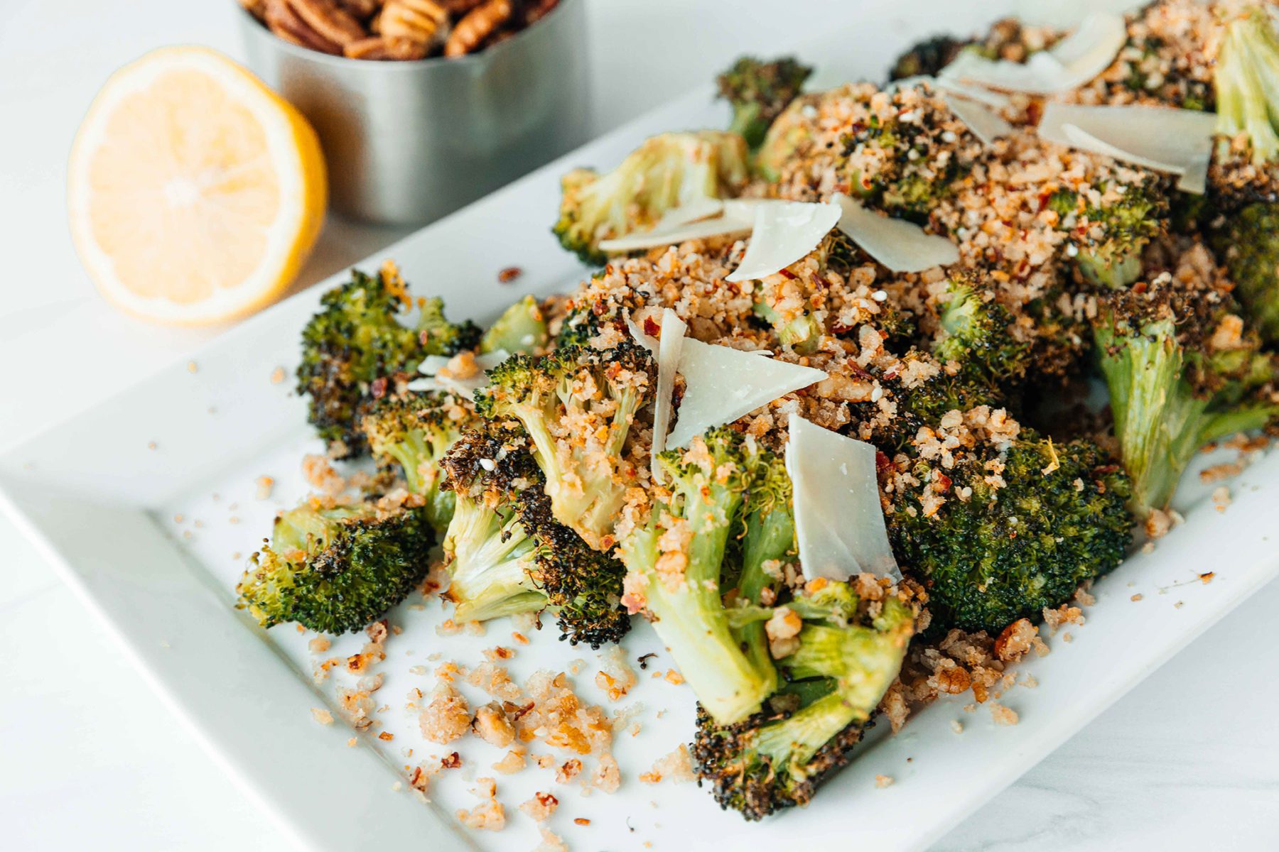 Broccoli with Crispy Pangrattato Recipe | Red Stick Spice