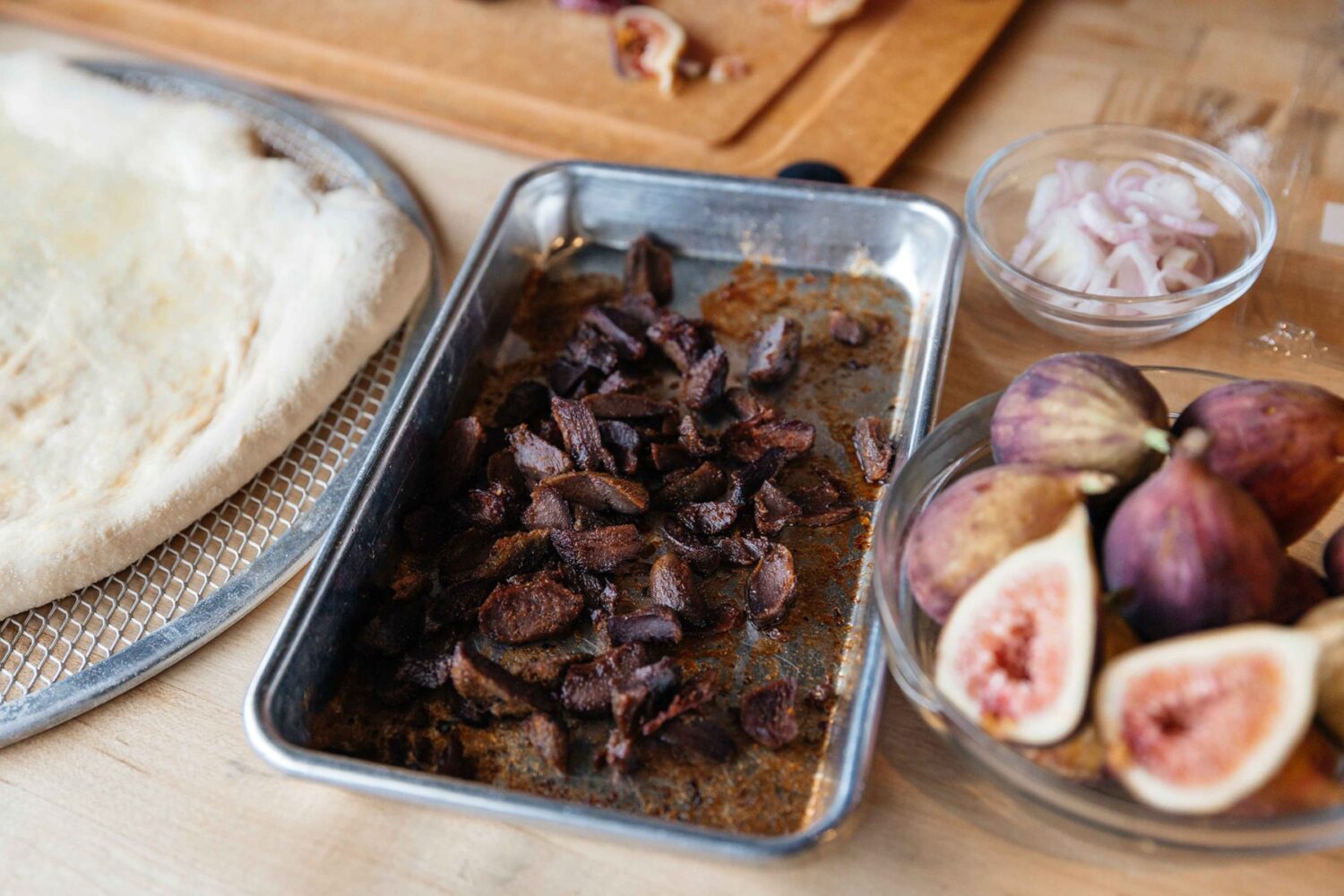 DUCK FLATBREAD WITH SHALLOT & FIGS Recipe | Red Stick Spice