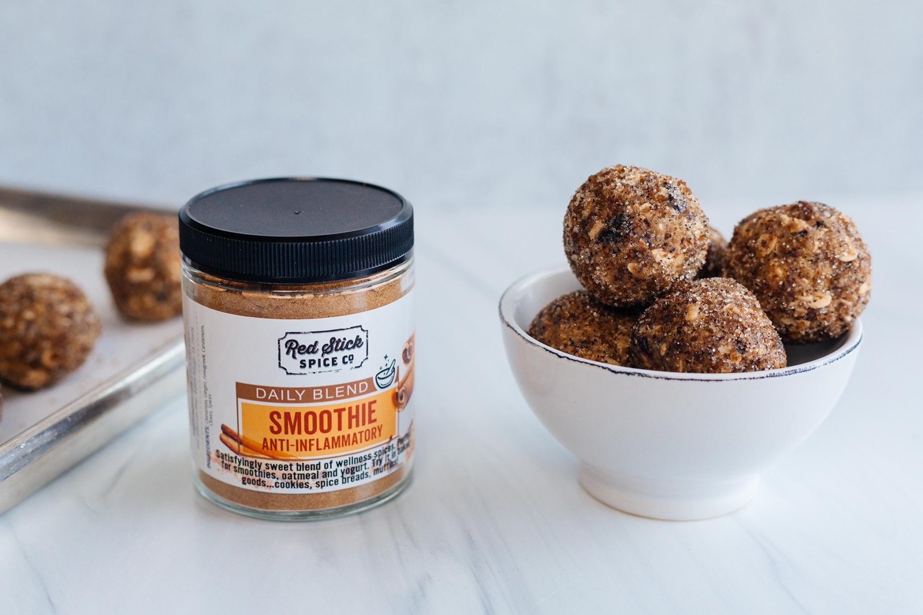 Completely Customizable Nut Butter Power Bites Recipe | Red Stick Spice