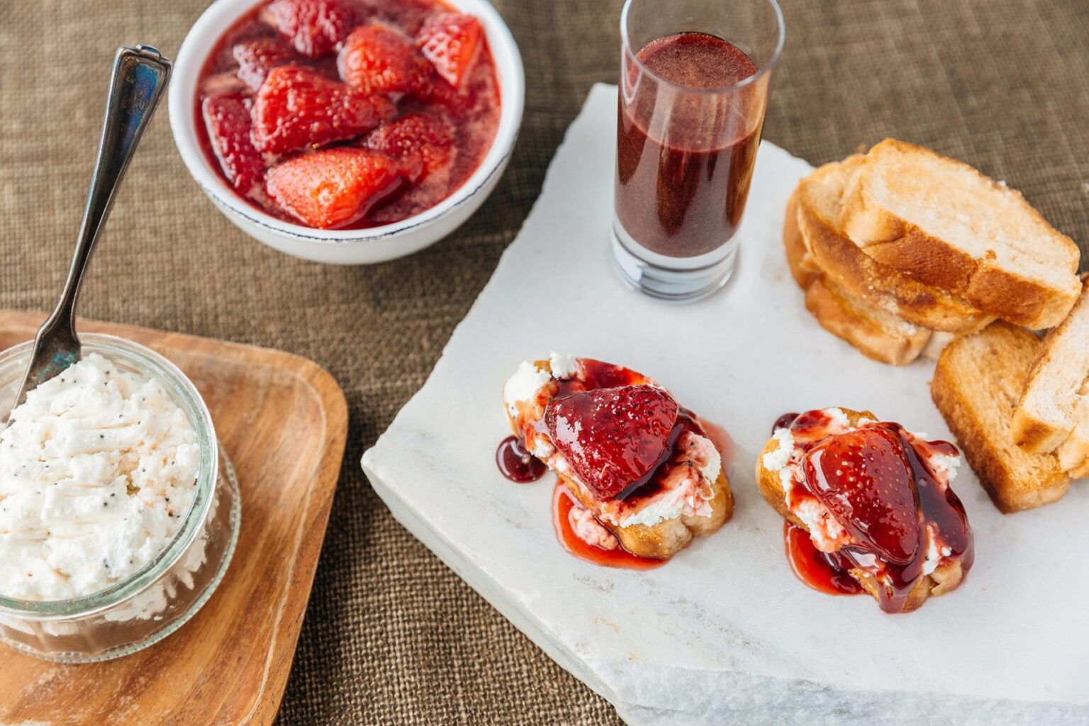 Goat Cheese Mousse with red wine caramel Recipe | Red Stick Spice