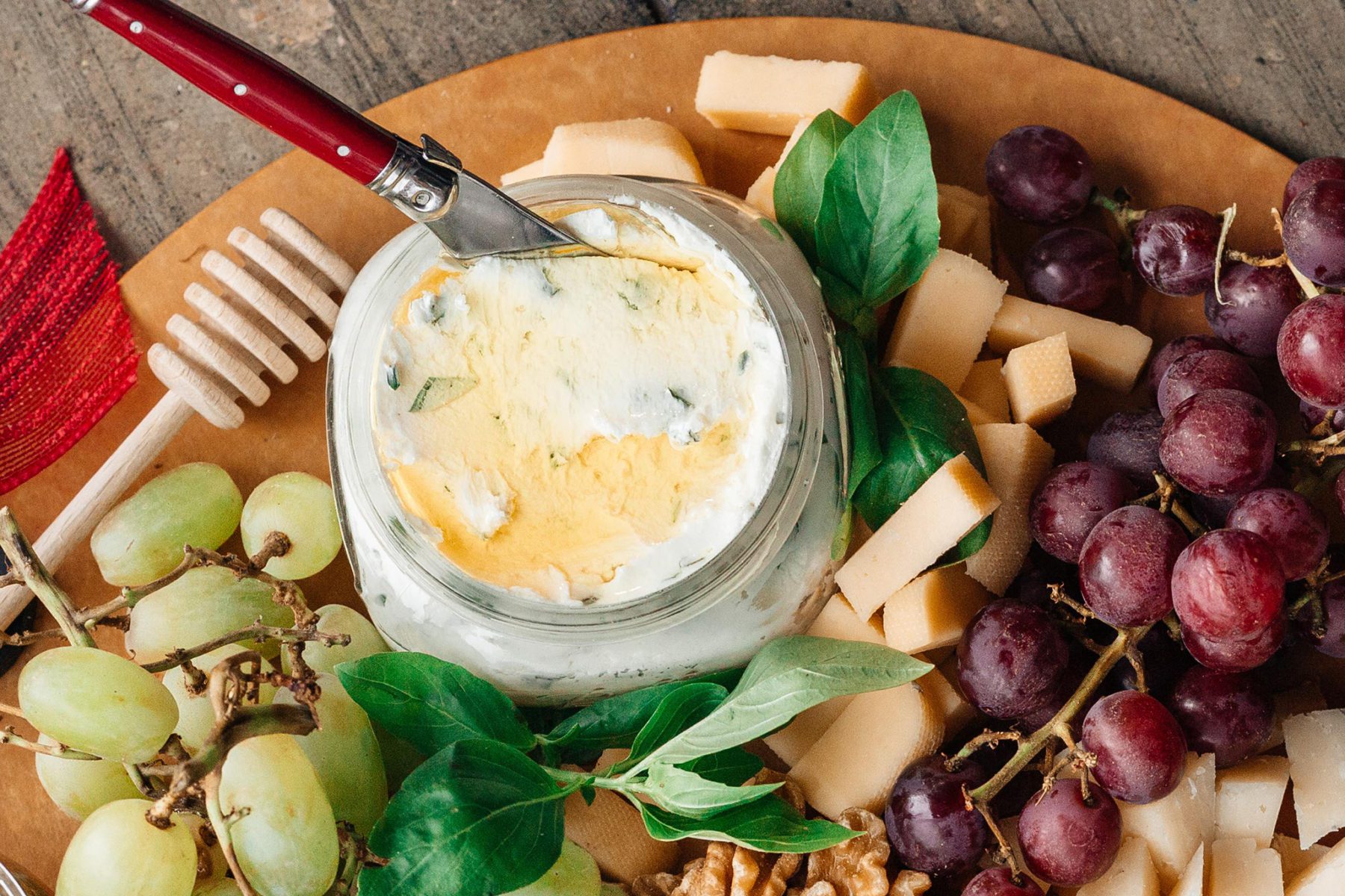 Basil Blood Orange Goat Cheese Torte Recipe | Red Stick Spice