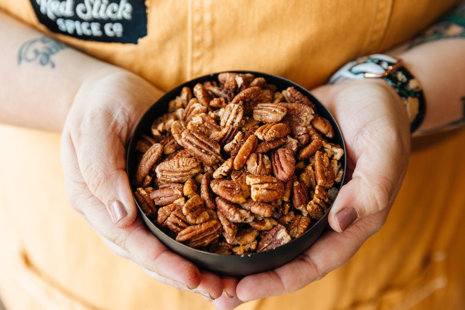 Berbere Spiced Pecans Recipe | Red Stick Spice