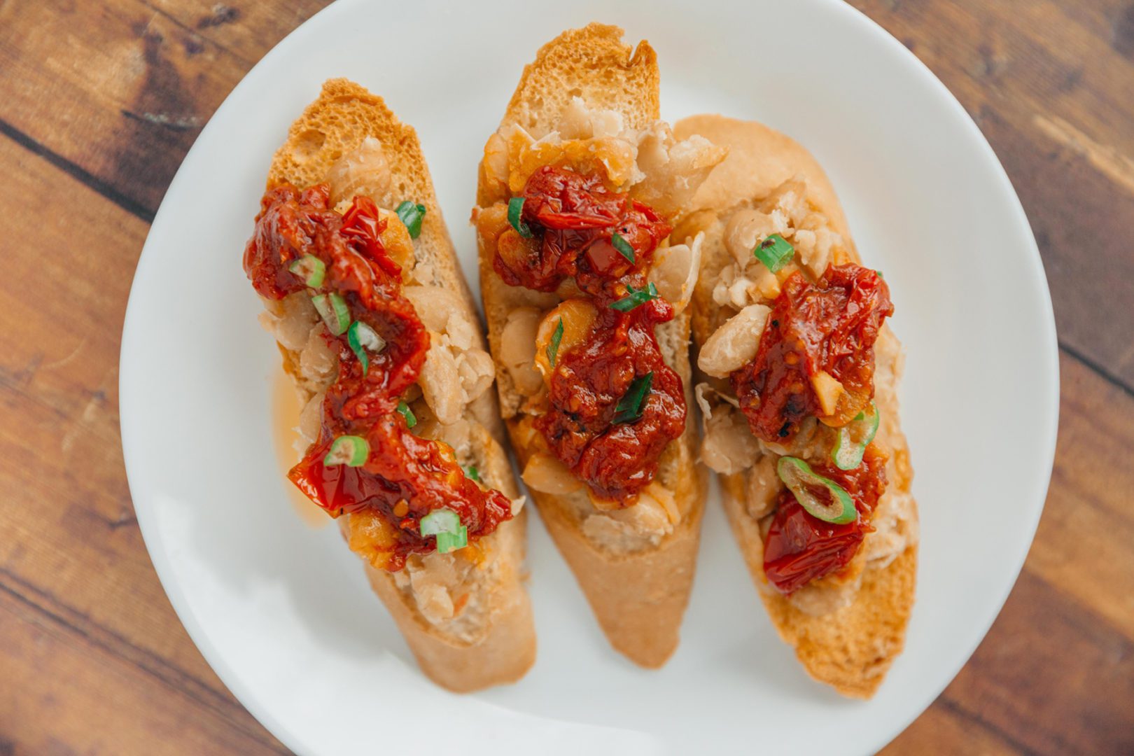 Tuscan White Bean Toast Recipe | Red Stick Spice