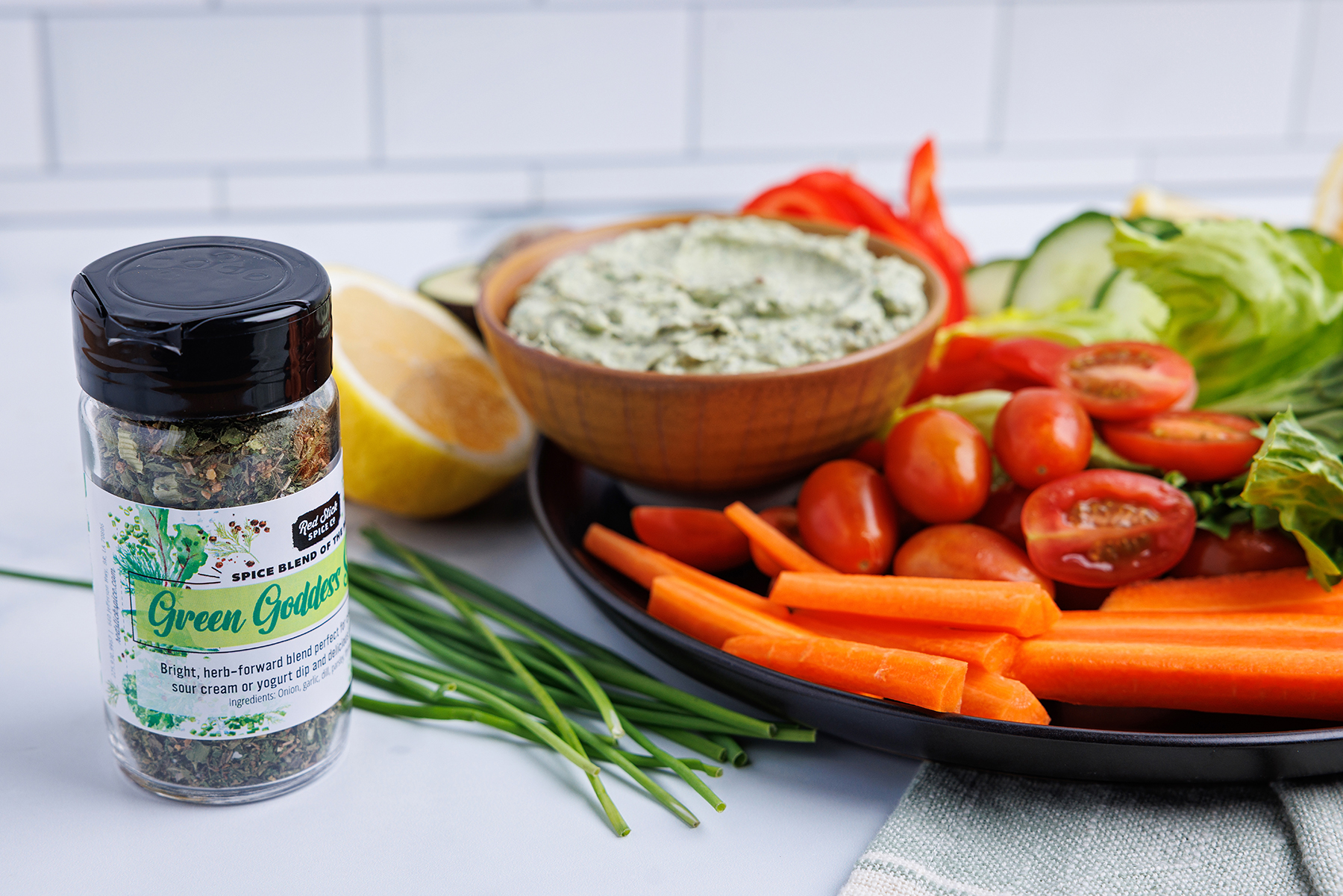 GREEN GODDESS AVOCADO DIP Recipe | Red Stick Spice